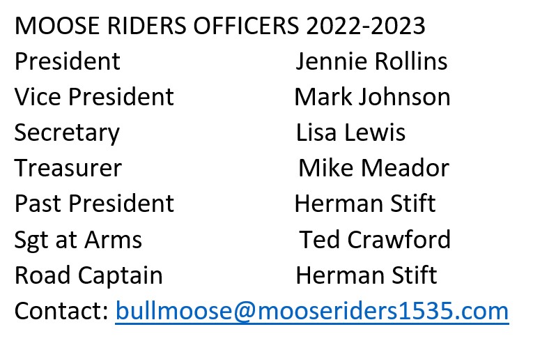 Moose Riders – Loyal Order of Moose, Downers Grove Lodge 1535